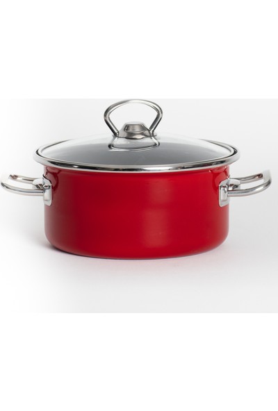 Refikadan Kırmızı Emaye Tencere | 26 cm Refikadan Kırmızı Emaye Tencere | 26 cm