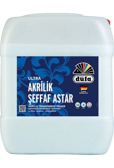 Düfa Akrilik Şeffaf Astar 5 Lt Bidon Düfa Akrilik Şeffaf Astar 5 Lt Bidon