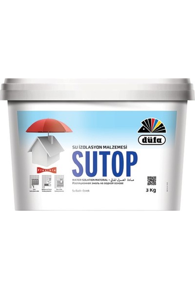 Düfa Sutop Su Kesici Boya Beyaz 3 Kg Düfa Sutop Su Kesici Boya Beyaz 3 Kg