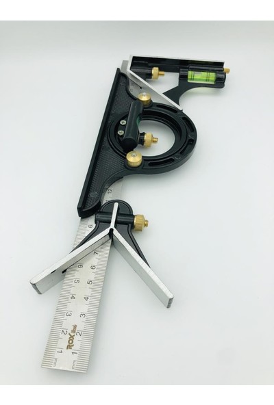 Rox Wood Terazili Ayarlı Gönye