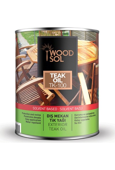 Woodsol Ahşap Tik Yağı 2.5 Lt Woodsol Ahşap Tik Yağı 2.5 Lt