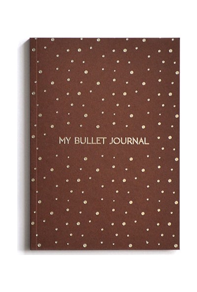 Pulp Bullet Journal Brown A5 Noktalı Defter Pulp Bullet Journal Brown A5 Noktalı Defter