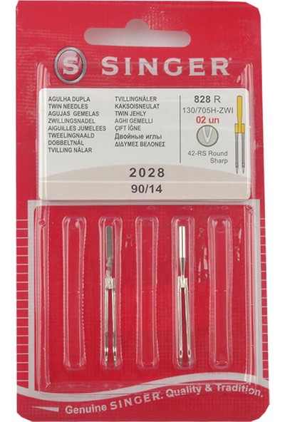 Singer 2028-14 Çift Iğne 2 mm Singer 2028-14 Çift Iğne 2 mm