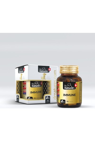 Dr. Natures Dog Immune Köpekler Için Multivitamin Besin Takviyesi( 75 Tablet) Dr. Natures Dog Immune Köpekler Için Multivitamin Besin Takviyesi( 75 Tablet)
