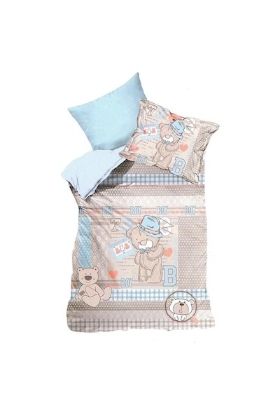 Laura Bella Teddıes Bebek Nevresim Takımı 3 Boyutlu