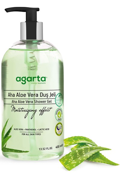 Agarta Doğal Aha Aloe Vera Duş Jeli 400 ml Agarta Doğal Aha Aloe Vera Duş Jeli 400 ml