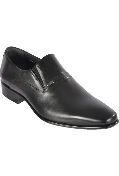 Fosco 5049-6 Siyah Erkek Deri Klasik Ayakkabı