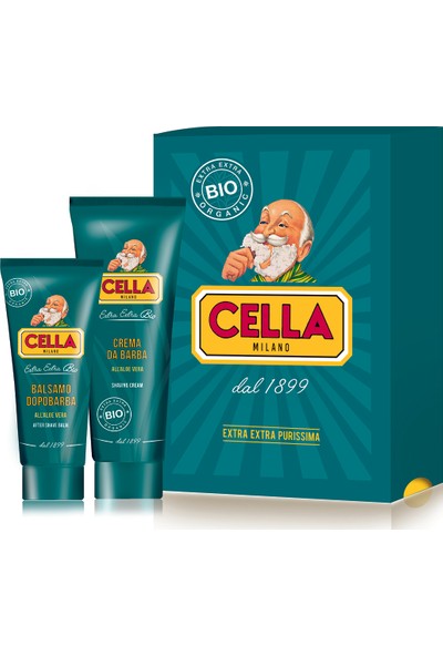 Cella - Organik Tıraş Bakım Seti - 2'si 1 arada Cella - Organik Tıraş Bakım Seti - 2'si 1 arada