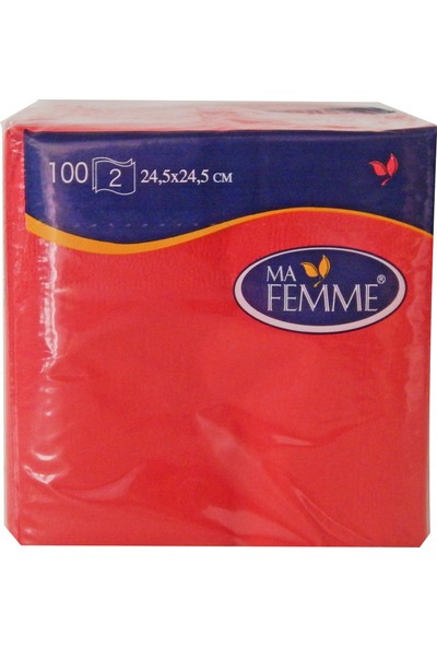 Ma Famme Kırmızı Kağıt Peçete