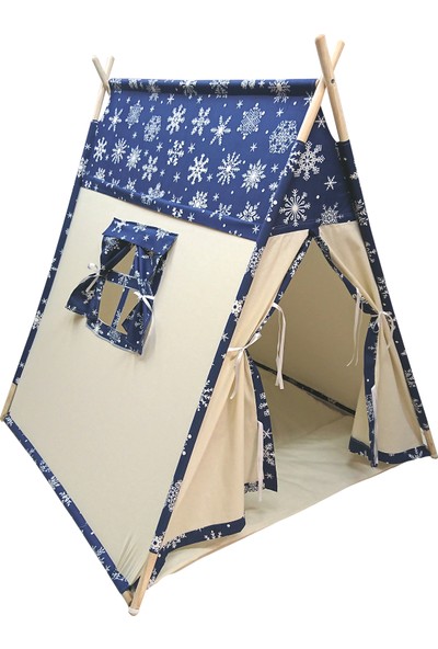 Altev Prizmatik Ahşap Kartane Desenli Çoçuk Oyun Çadırı