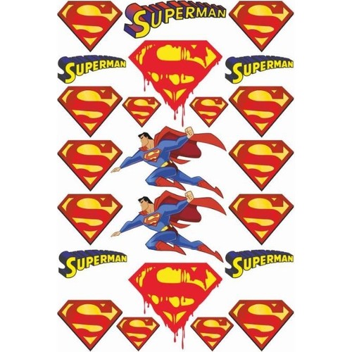 Stickermarket Superman Sticker Seti Fiyatı - Taksit Seçenekleri