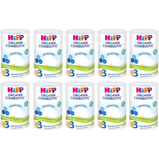 Hipp 3 Organik Combiotic Devam Sütü 350gr 10 Adet Fiyatı