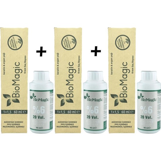 BioMagic Organik Amonyaksız Saç Boyası (Yoğun Fiyatı