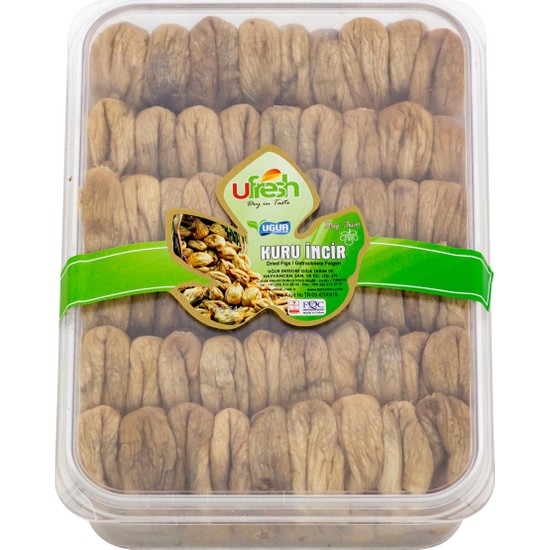 Ufresh Kuru Incir Şeffaf Kapaklı Kap 1 kg Fiyatı