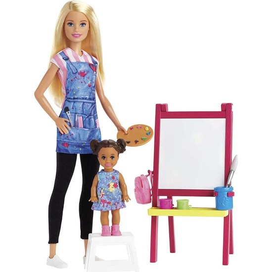 Barbie Ben Büyüyünce Oyun Seti Resim Öğretmeni DHB63-FXP19 Fiyatı