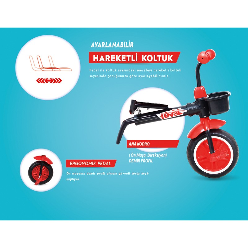 3 Tekerlekli Bisiklet Fiyatları ve Modelleri - Hepsiburada.com