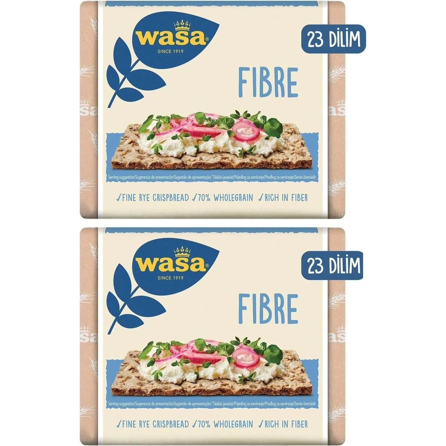 Wasa Lifli Fibre Gevrek Ekmek 2 Adet 230 gr Fiyatı