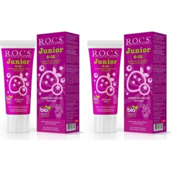 Rocs Kids Rocs Junior 6-12 Yaş Diş Macunu Florürsüz Fiyatı