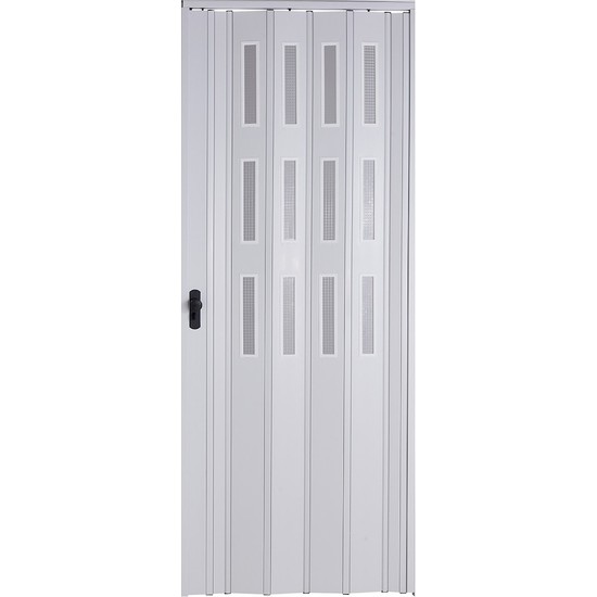Sarpaş Akordiyon Kapı 132X204 Beyaz Camlı 12 mm Katlanır Fiyatı