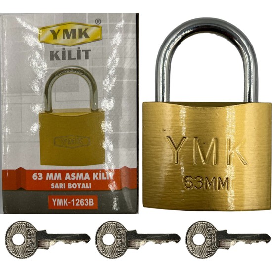 Yuma Kilit Ymk Kancalı Asma Kilit Kısa Sarı 1 Paket ( 6 Adet Fiyatı