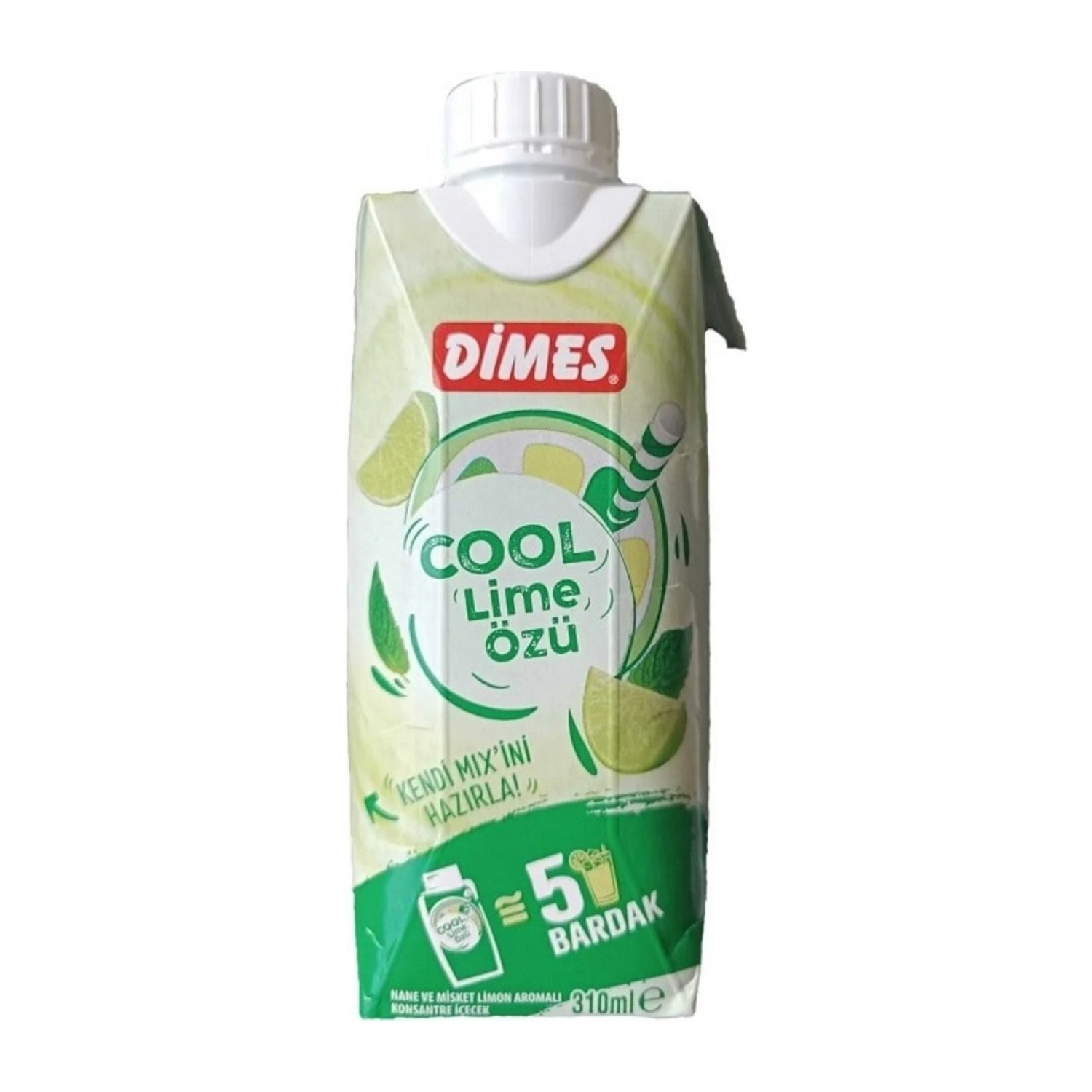 Dimes Cool Lime özü 310 ml Cool Lime Şurubu Fiyatı