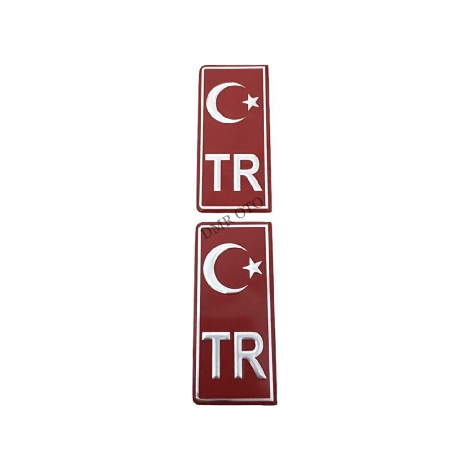 EC Shop Otodemir Tr Plaka Stıcker 2'li - Türkiye Plaka Fiyatı