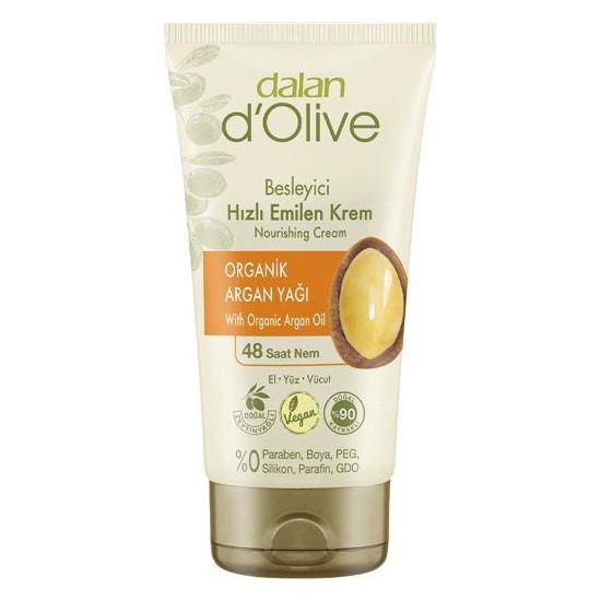 Dalan D'olive Argan Yağlı Besleyici Hızlı Emilen Tüp Krem Fiyatı