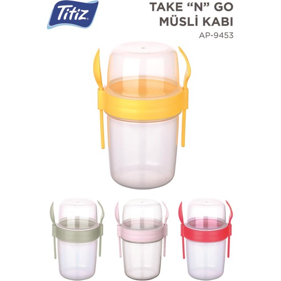 Titiz Plastik Titiz 1100 ml Taken Go Müsli Kabı (AP-9453) Fiyatı