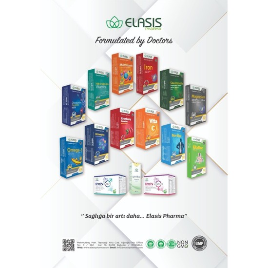 Elasis Pharma Elasis Elaflor 10 Kapsul Inulın ve Çinko Fiyatı