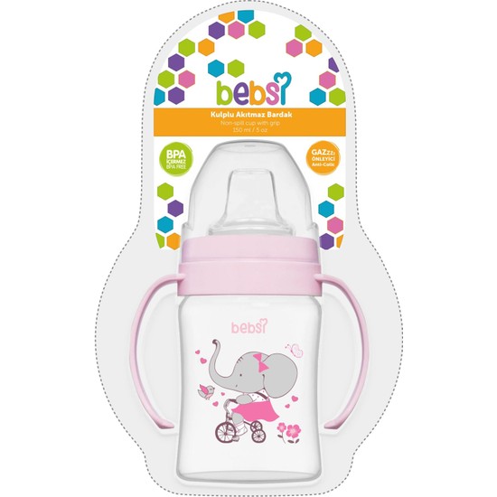 Bebsi Kulplu Akıtmaz Bardak 150 ml - Pembe Fiyatı