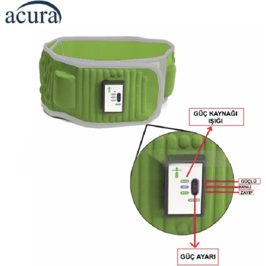 Acura AC-777 5 Motorlu Titreşimli ve Masaj Kemeri Göbek ve Fiyatı