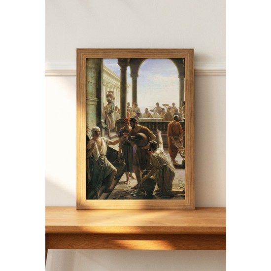 DuoArt Carl Bloch Tablo Sanatsal Ünlü Ressam Çerçevesiz Hd Fiyatı