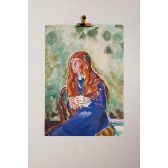 DuoArt Edvard Munch Tablo Sanatsal Ünlü Ressam Çerçevesiz Hd Fiyatı