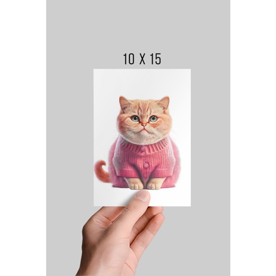 DuoArt Kedi - Kıyafetli Sevimli Hayvanlar Serisi Yapay Zeka Fiyatı