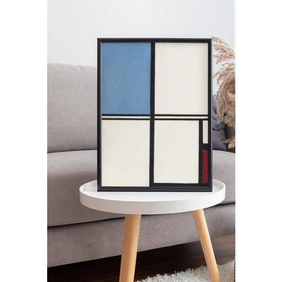 DuoArt Piet Mondrian Tablo Sanatsal Ünlü Ressam Çerçevesiz Fiyatı