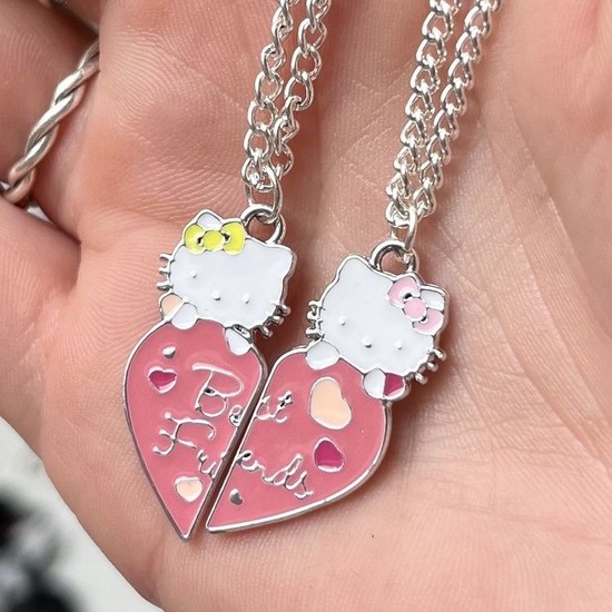 Herşey Nota Hello Kitty Best Friends Bff Arkadaşlık Çift Fiyatı