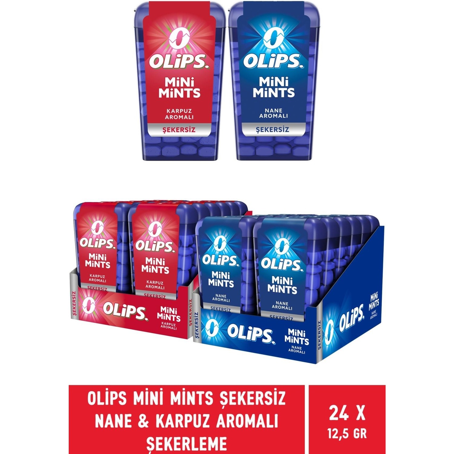 Olips Mini Mints Şekersiz Nane & Karpuz Aromalı Şekerleme Fiyatı