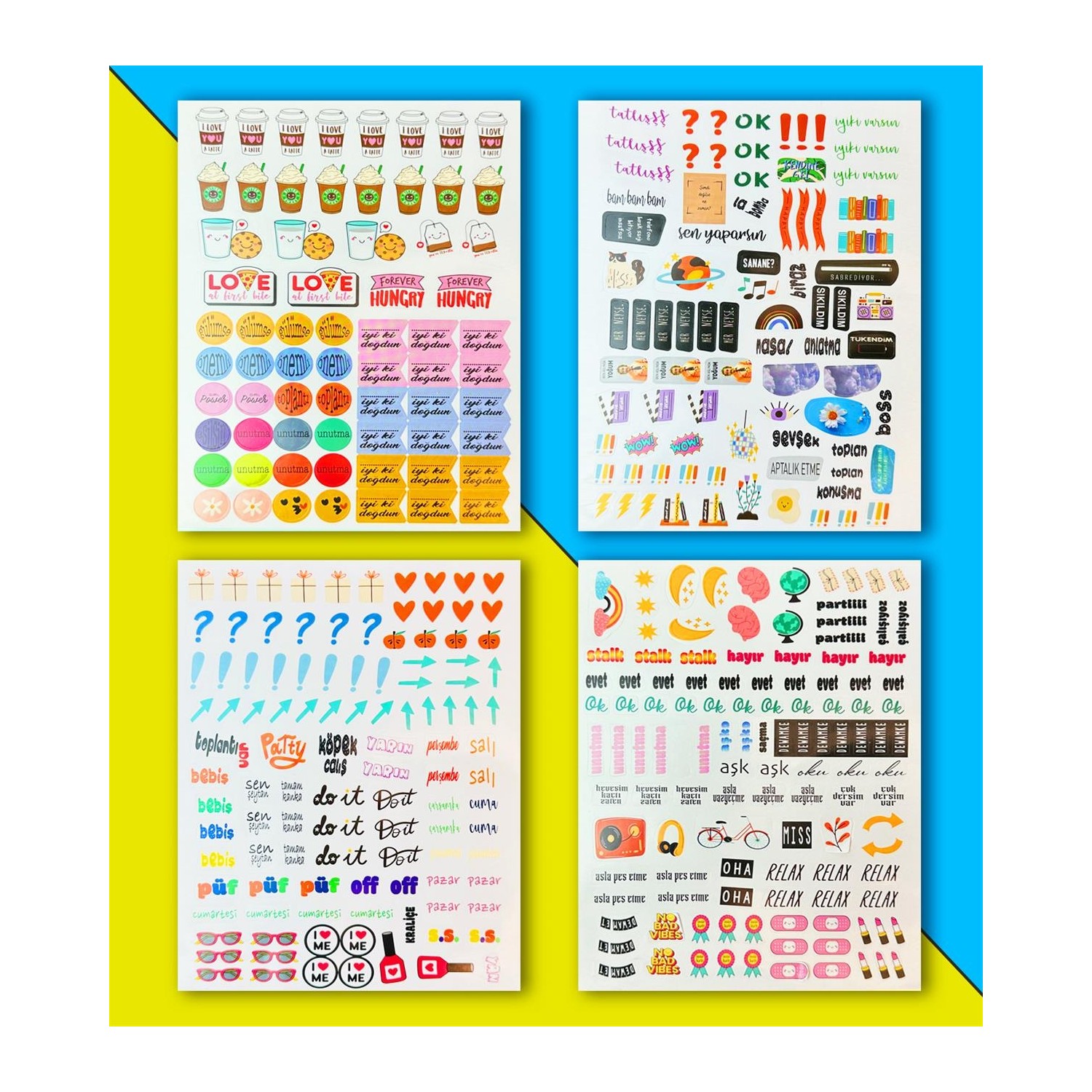Giftmoda My Dıy Sticker Book 24 * 17 cm 16 Sayfa Özel Fiyatı