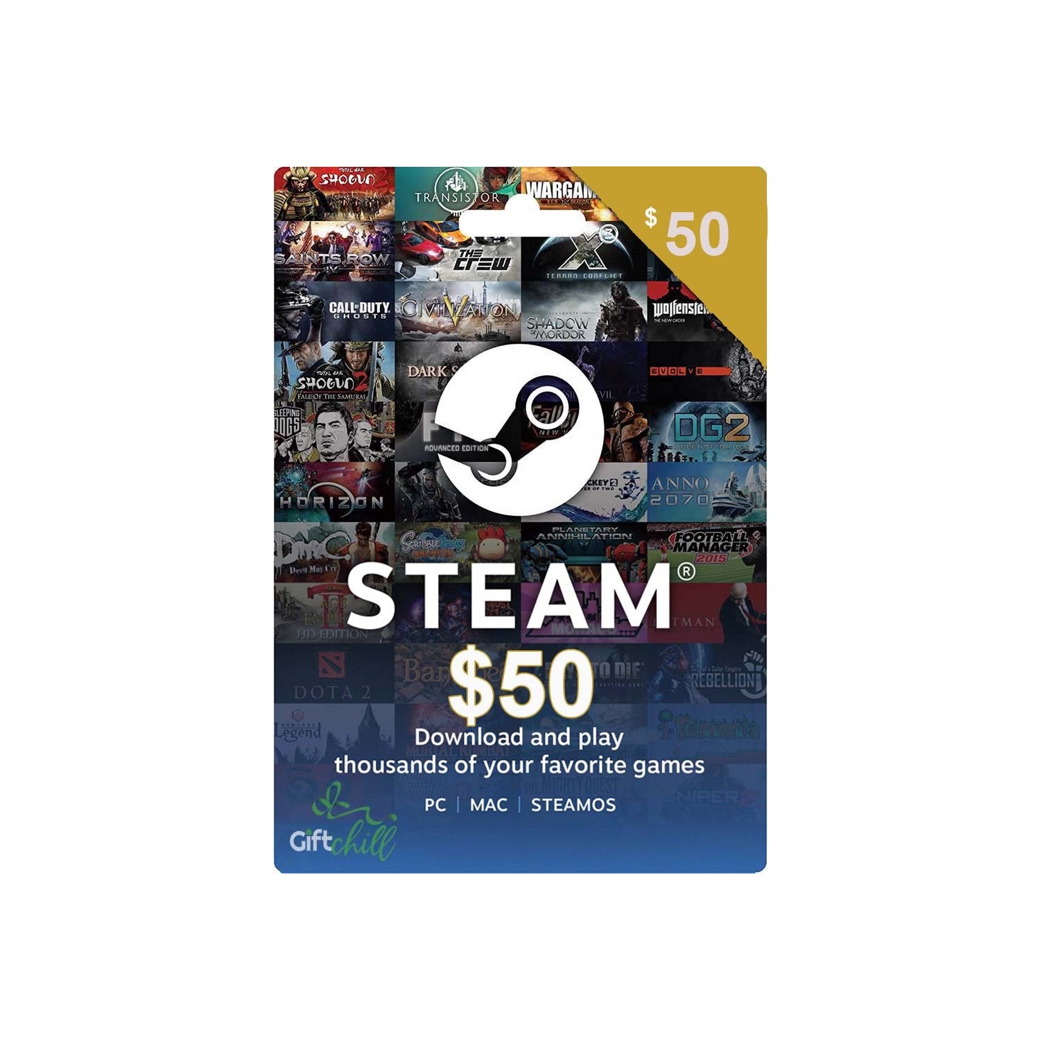 Steam Gift Card (Us) 50 Usd Fiyatı - Taksit Seçenekleri