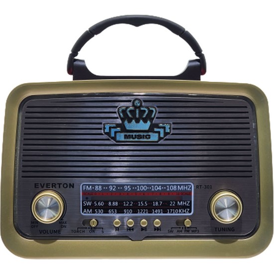 Everton RT-301 Bluetooth-Usb-Sd-Fm Nostaljik Radyo Fiyatı