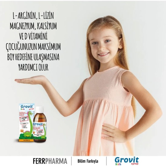 Grovit Kids Multivitamin Şurup 150 ml Fiyatı - Taksit Seçenekleri