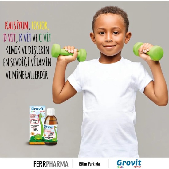 Grovit Kids Multivitamin Şurup 150 ml Fiyatı - Taksit Seçenekleri