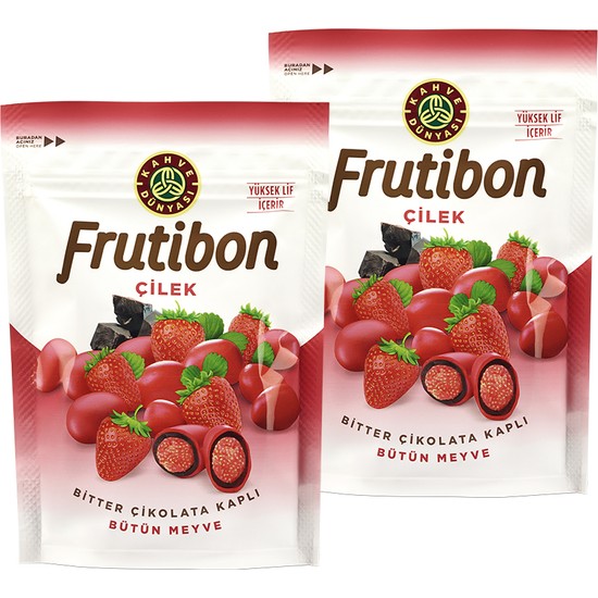 Kahve Dünyası Frutibon Çilekli 2'li 100 gr Fiyatı