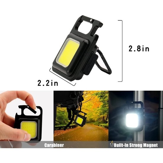 Ata Elektronik 500 Lümen 3 Mod Cob LED Mıknatıslı Kamp Fiyatı