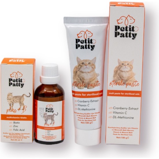 Petit Patty Kedi Steril Immune Seti (Sterile Paste + Plus+B Fiyatı