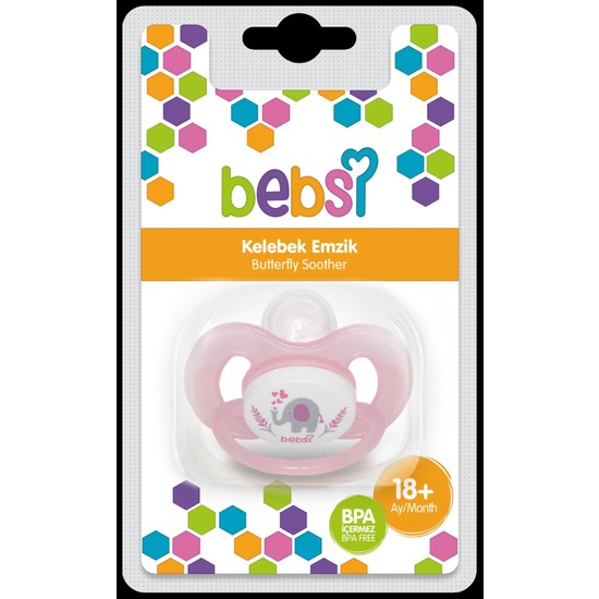 Bebsi Kelebek Emzik No:3 - Pembe Fiyatı - Taksit Seçenekleri