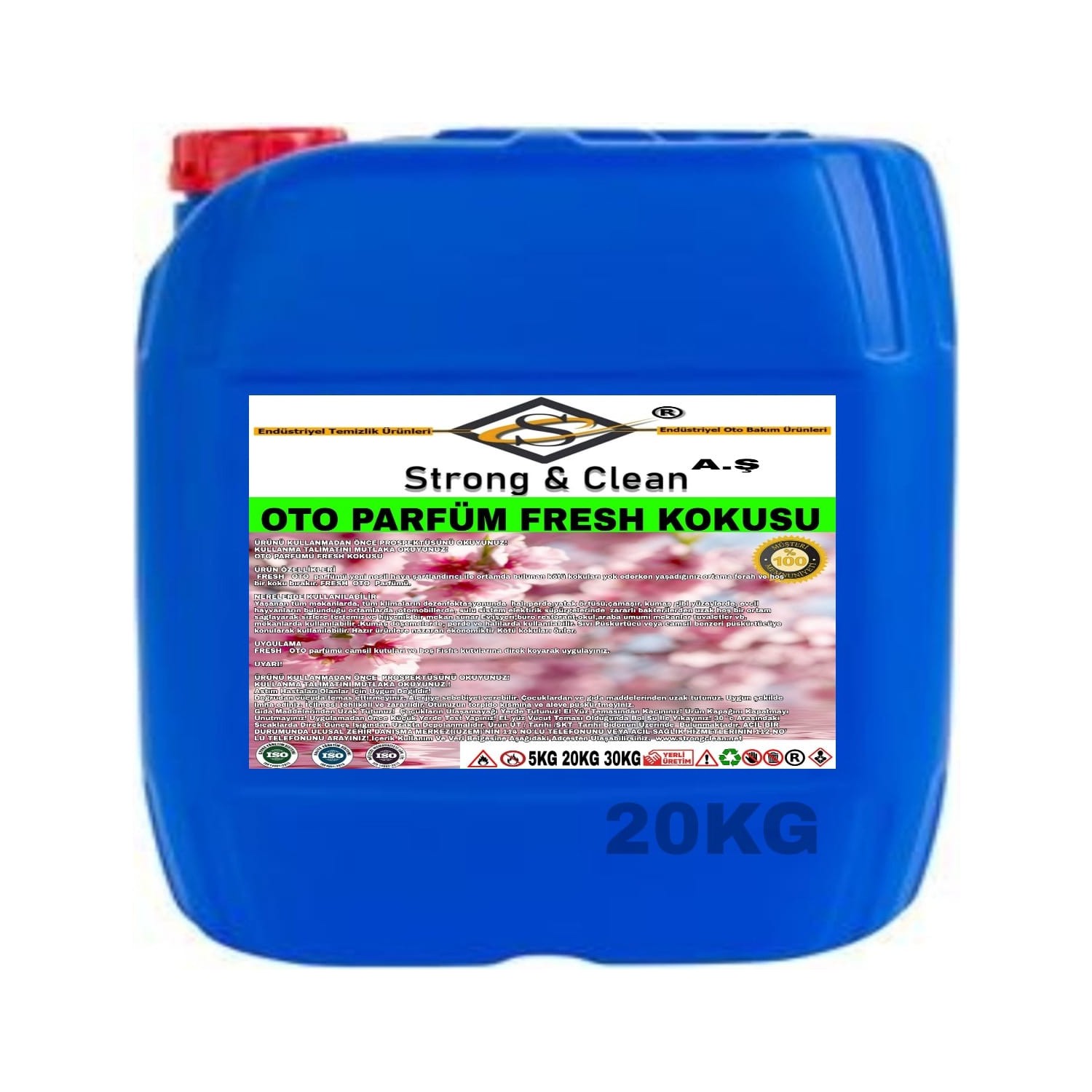 Strong & Clean Oto Parfüm Fresh Kokulu 20 kg Fiyatı