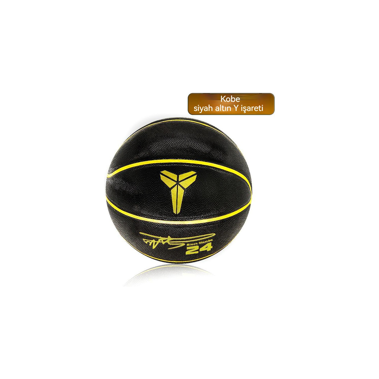Fusite Basketbol Topu Kobe Bryant Y Standart Siyah Altın Fiyatı