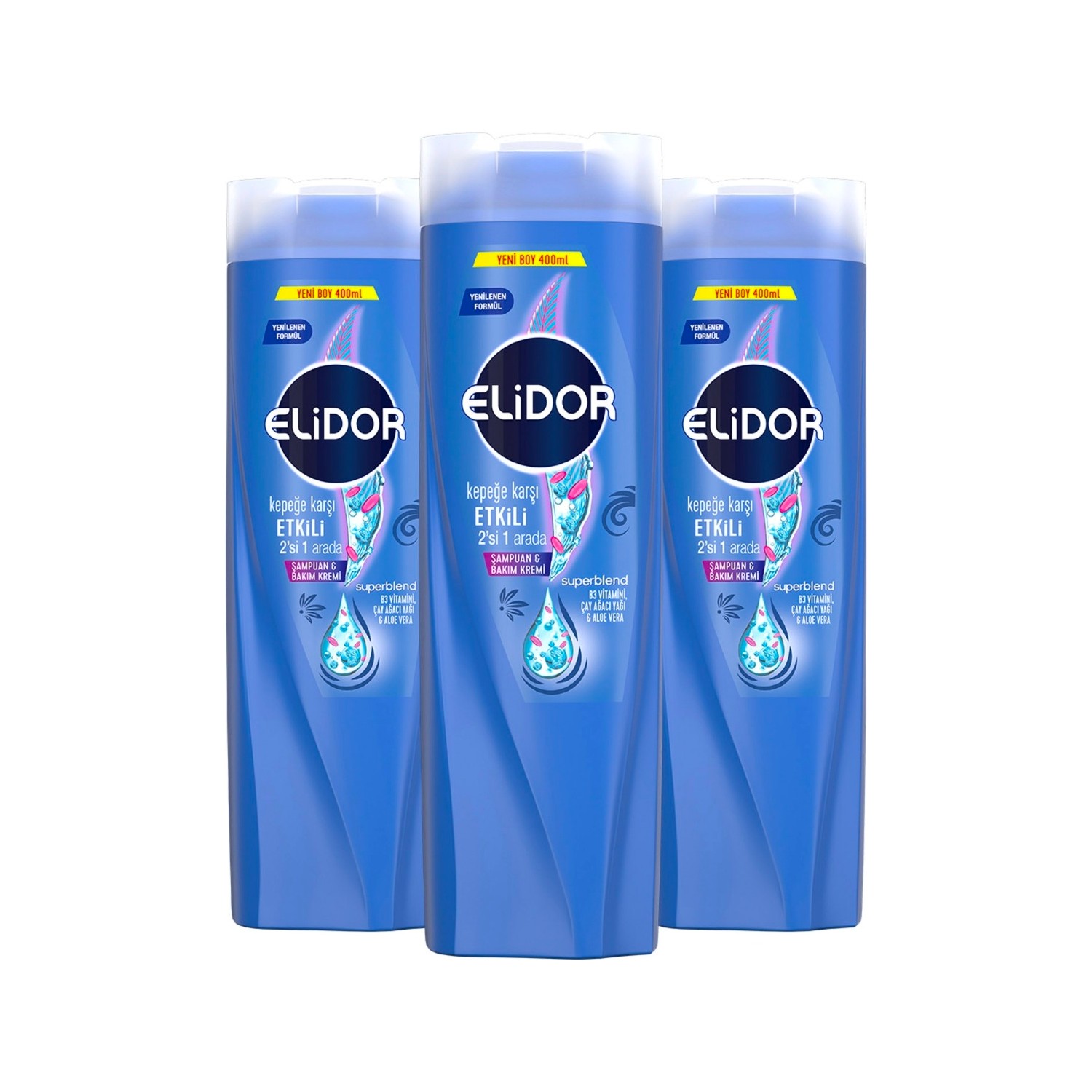 Elidor Superblend Şampuan ve Bakım Kremi Kepeğe Karşı Etkili 2'si 1 ...