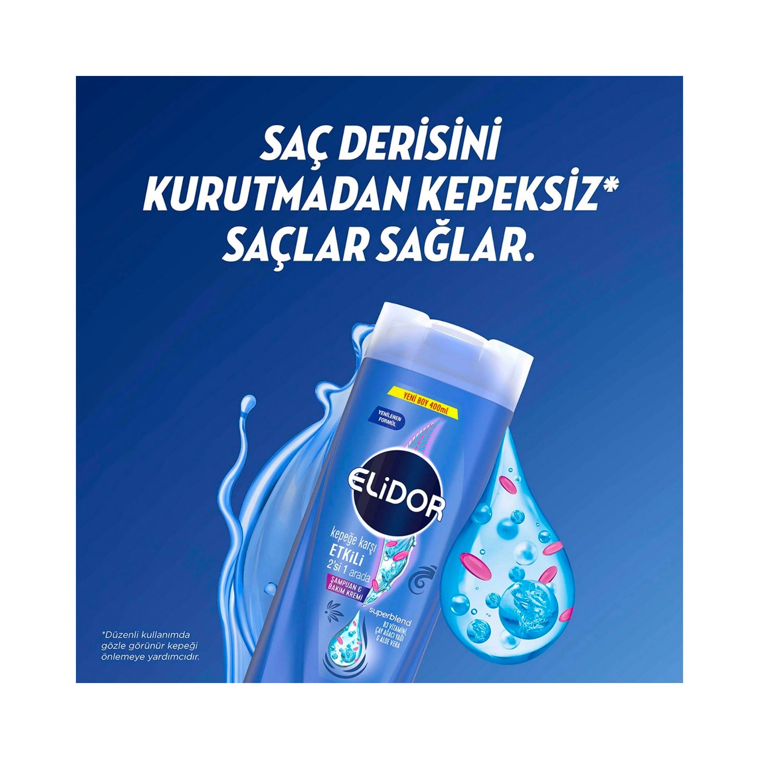 Elidor Superblend Şampuan ve Bakım Kremi Kepeğe Karşı Etkili 2'si 1 ...